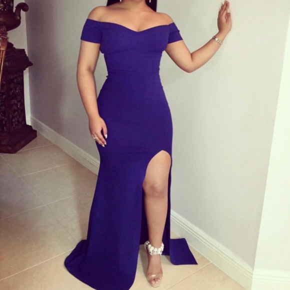 Hot Miami Styles | Dresses | Hot Miami Styles Evening Dressgown Royal ...